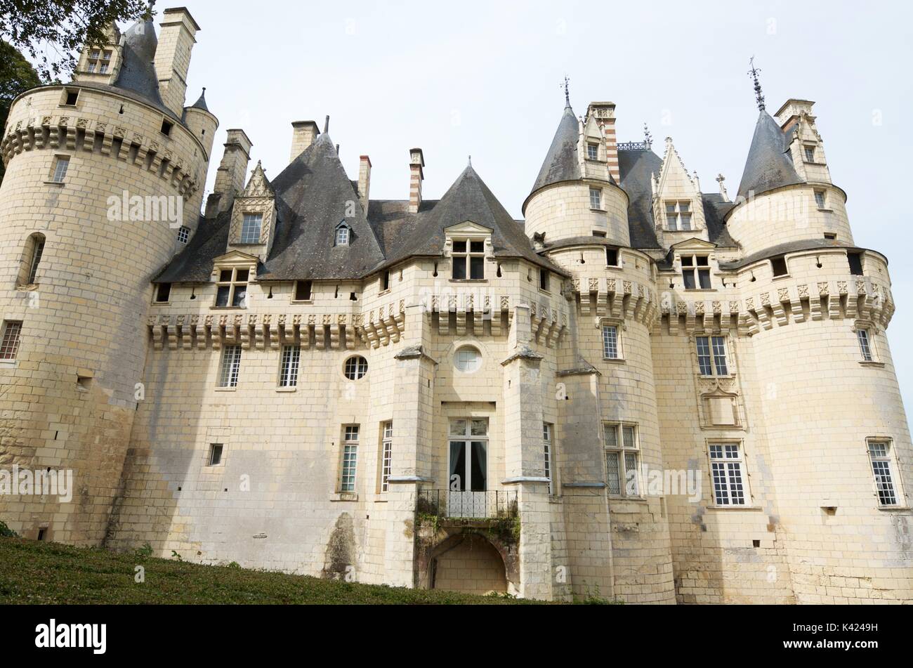 Usse Castle in Loire Valley, Rigny-Usse, France. Known as the Sleeping ...