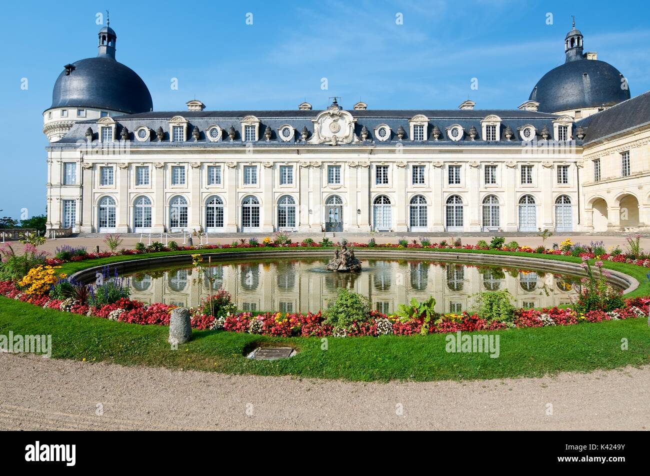 Valençay Castle, Loire Valley, France. Built between the 16th and 18th ...
