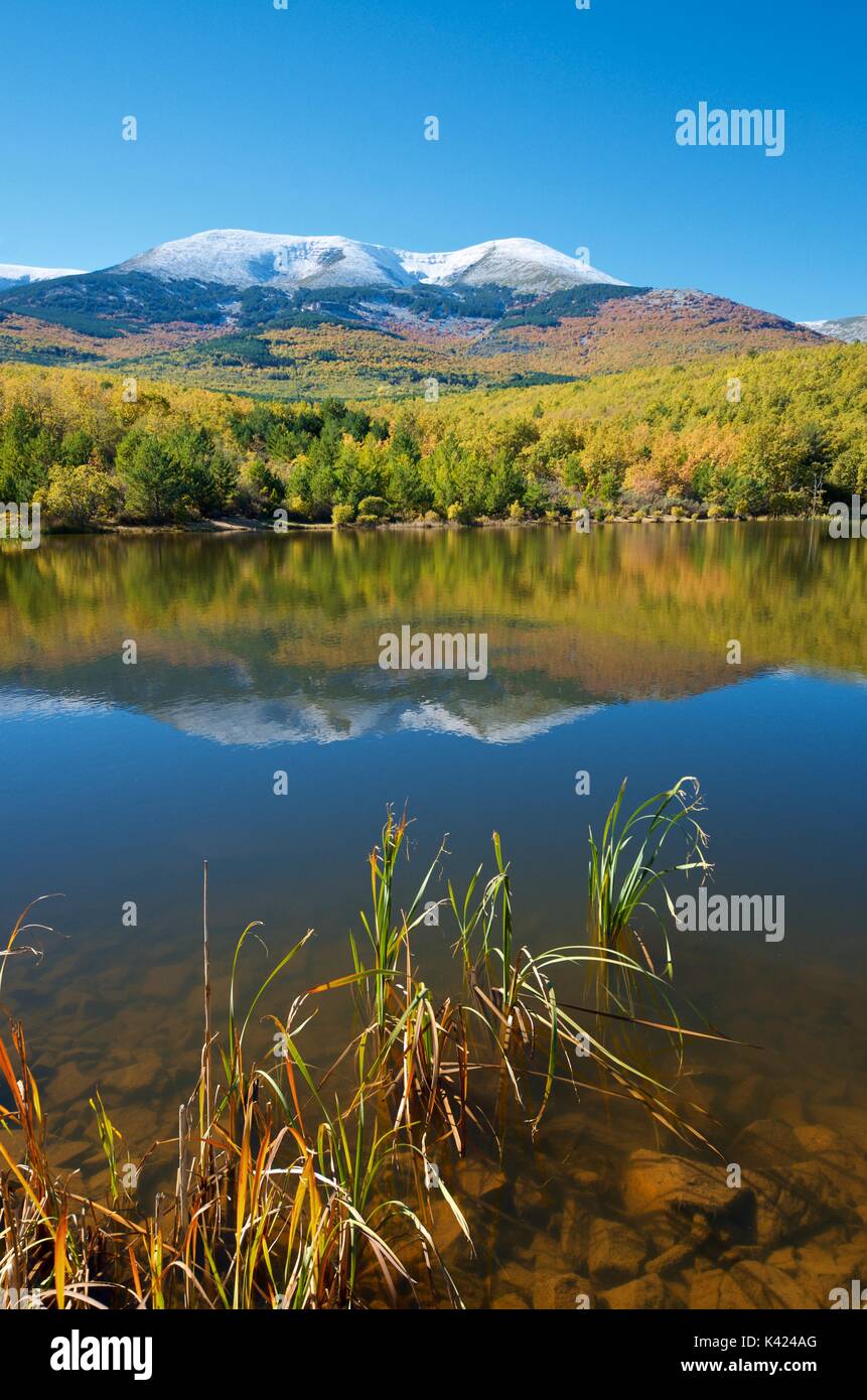 Moncayo peak. With an altitude of 2314 meters is the highest peak in ...