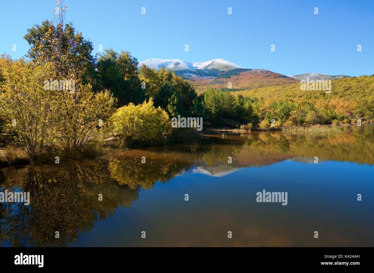 Moncayo peak. With an altitude of 2314 meters is the highest peak in ...