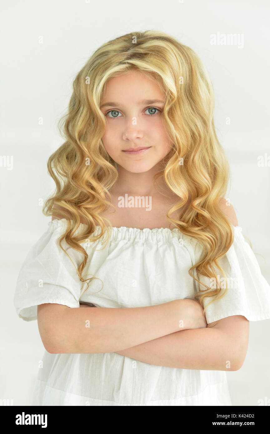 beautiful small girl Stock Photo - Alamy