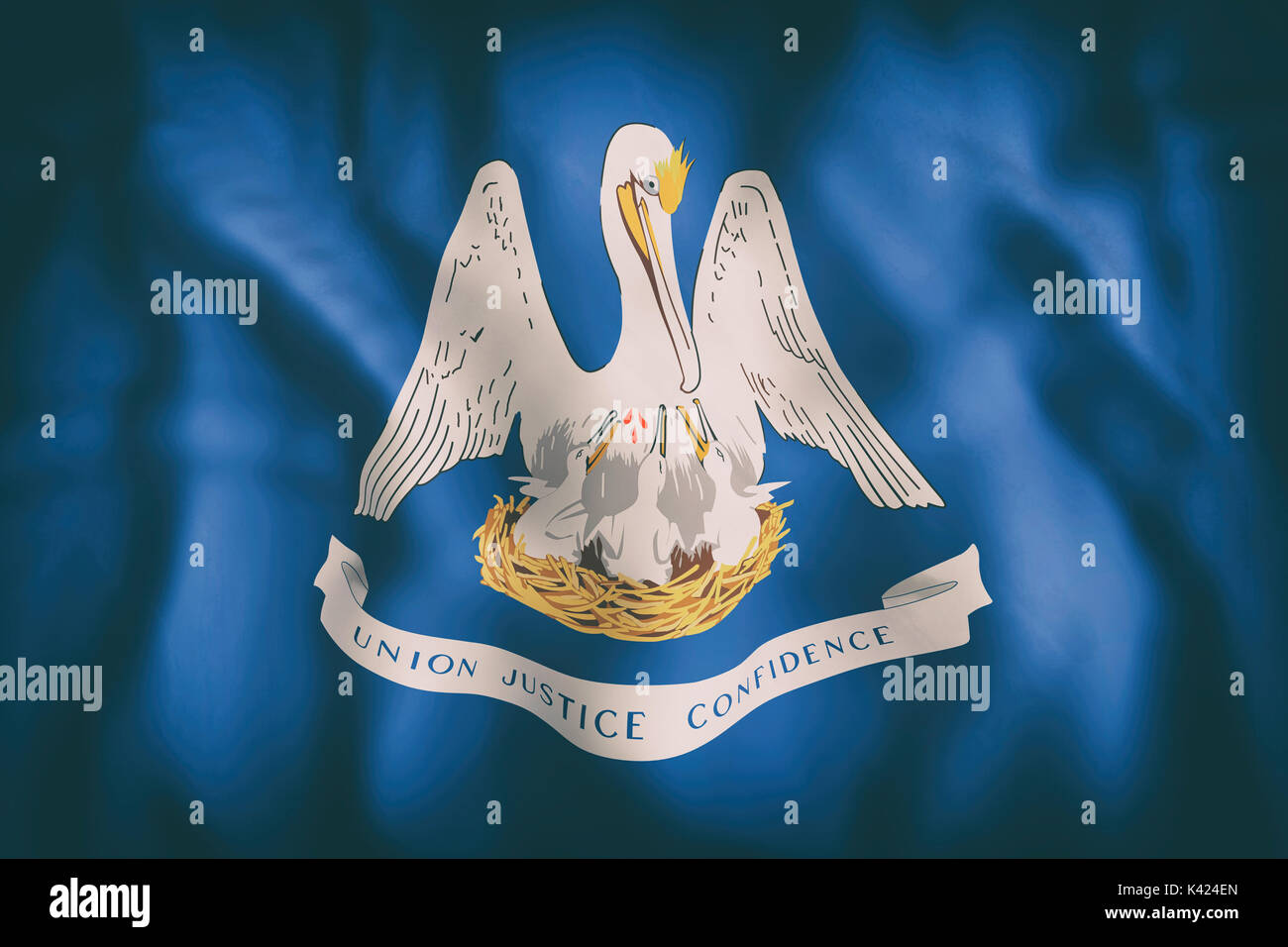 Printable Louisiana State Flag