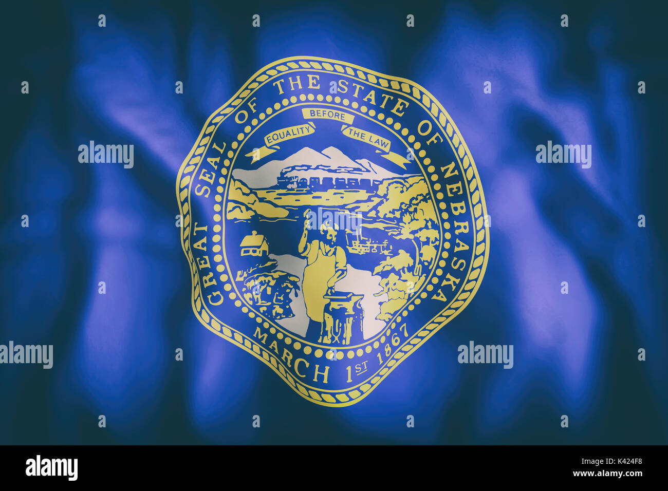 Nebraskan flag hi-res stock photography and images - Alamy