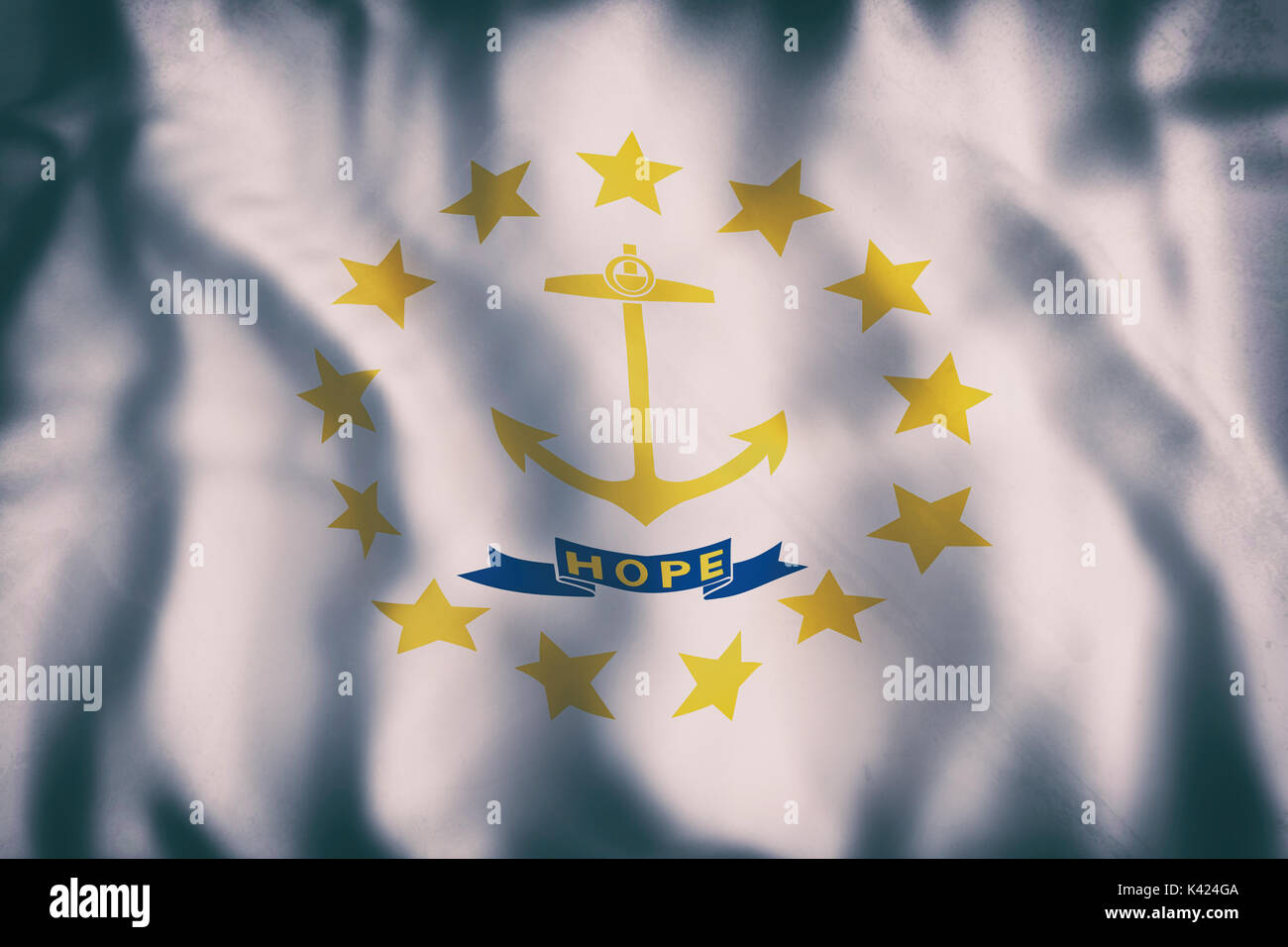 Rhode islander flag hi-res stock photography and images - Alamy