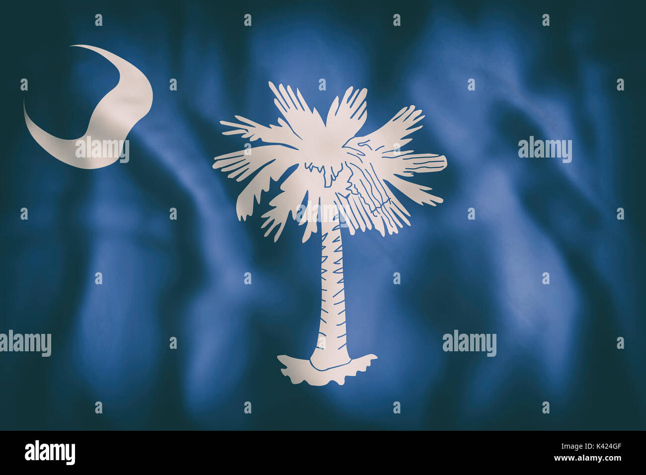 South carolina state flag hi-res stock photography and images - Alamy