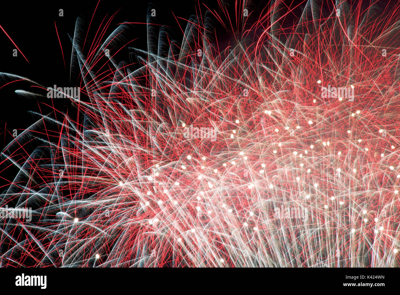 Amazing firework background Stock Photo - Alamy