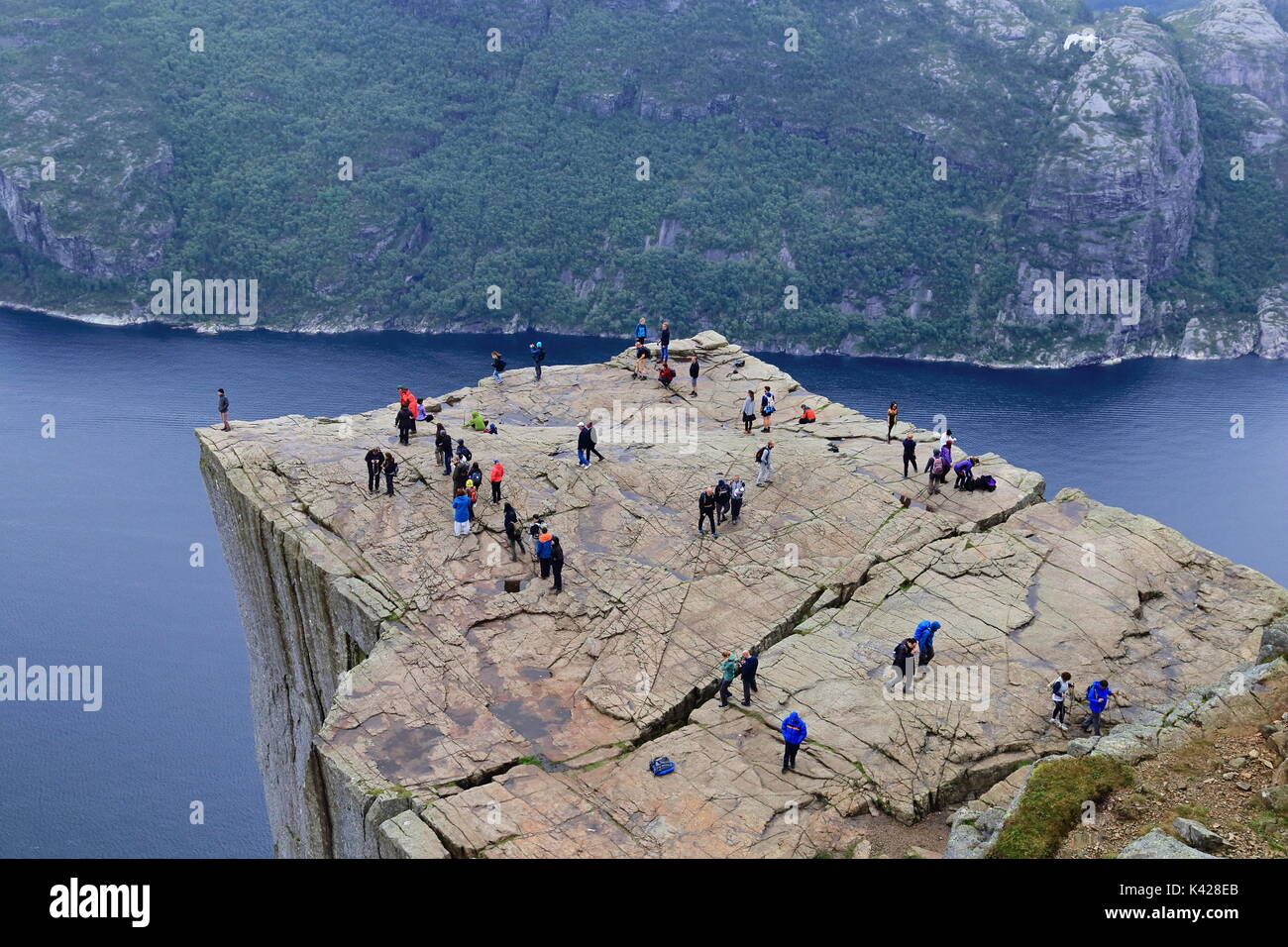 Preikestolen trekking hi-res stock photography and images - Alamy