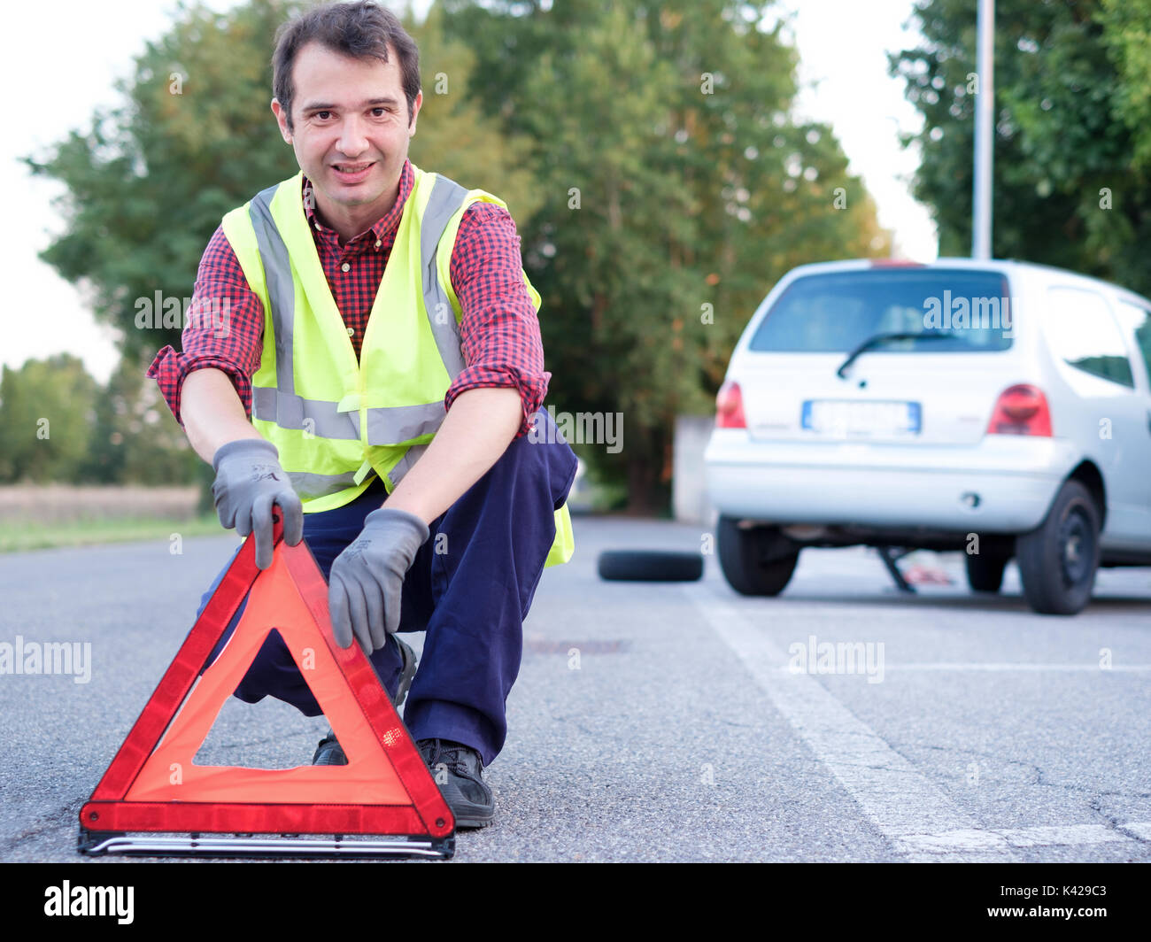 Breakdown sign hi-res stock photography and images - Alamy
