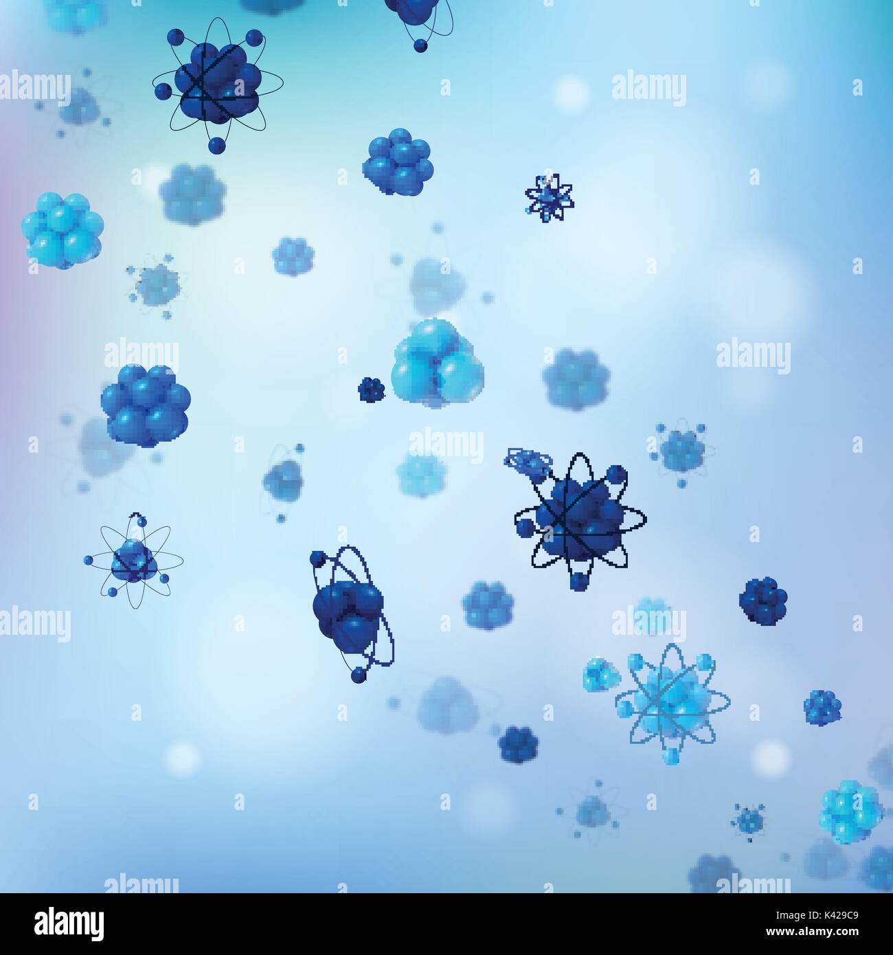 3d abstract scientific background Stock Vector Image & Art - Alamy