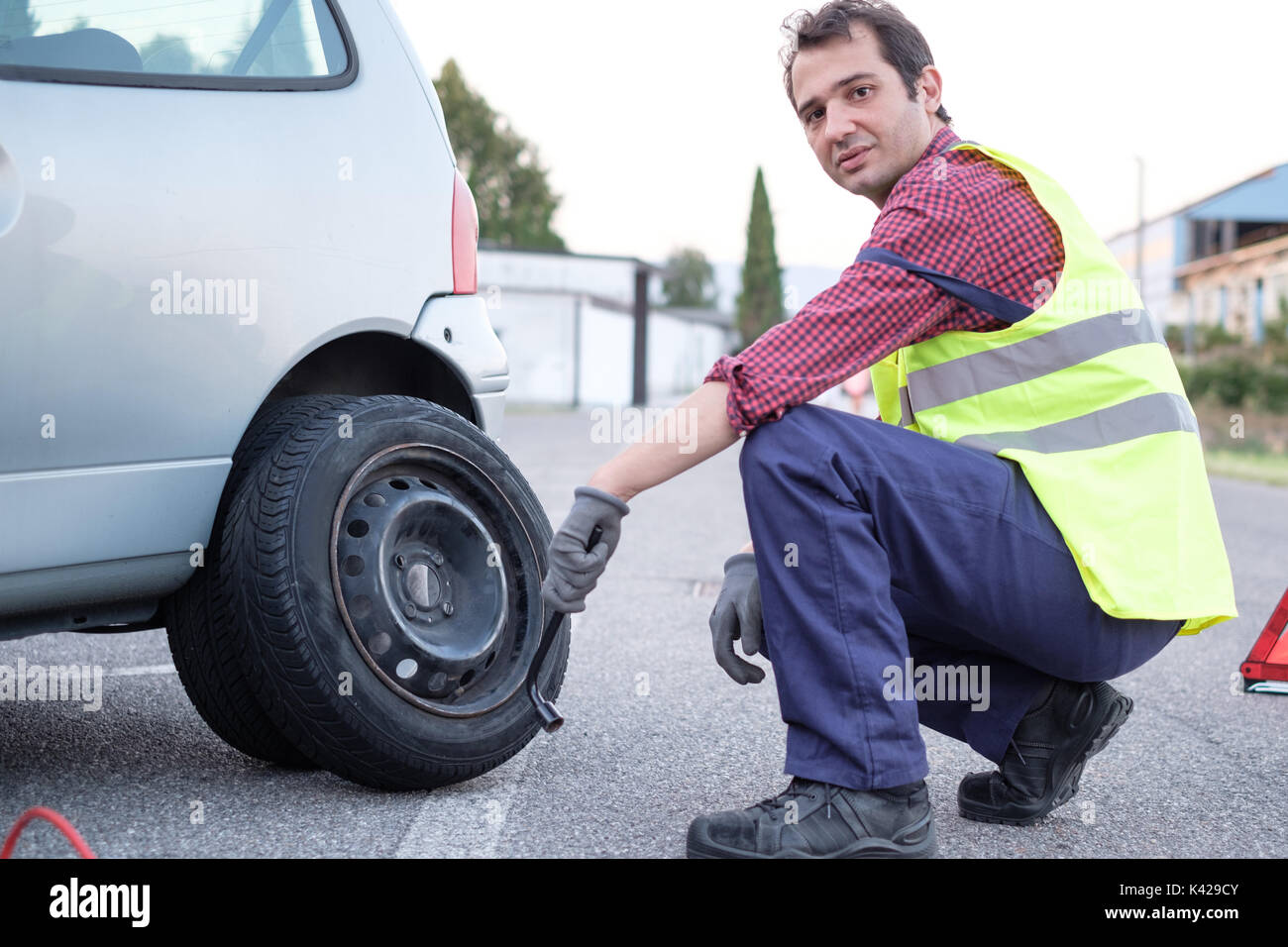 Car breakdown motorway hi-res stock photography and images - Alamy