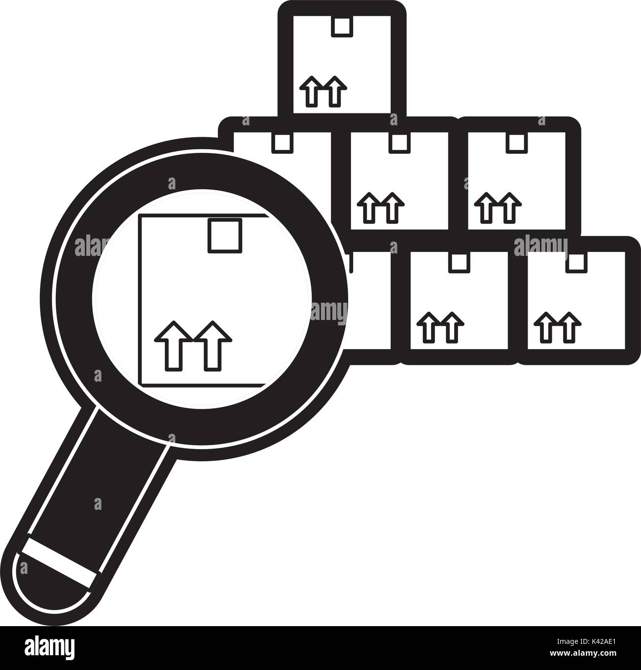 cargo boxes icon Stock Vector Image & Art - Alamy