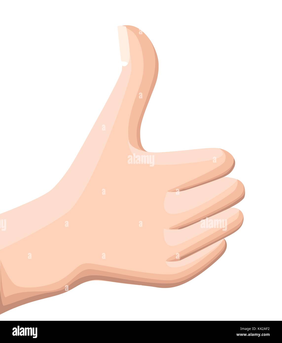 Thumbs Up Icon Flat