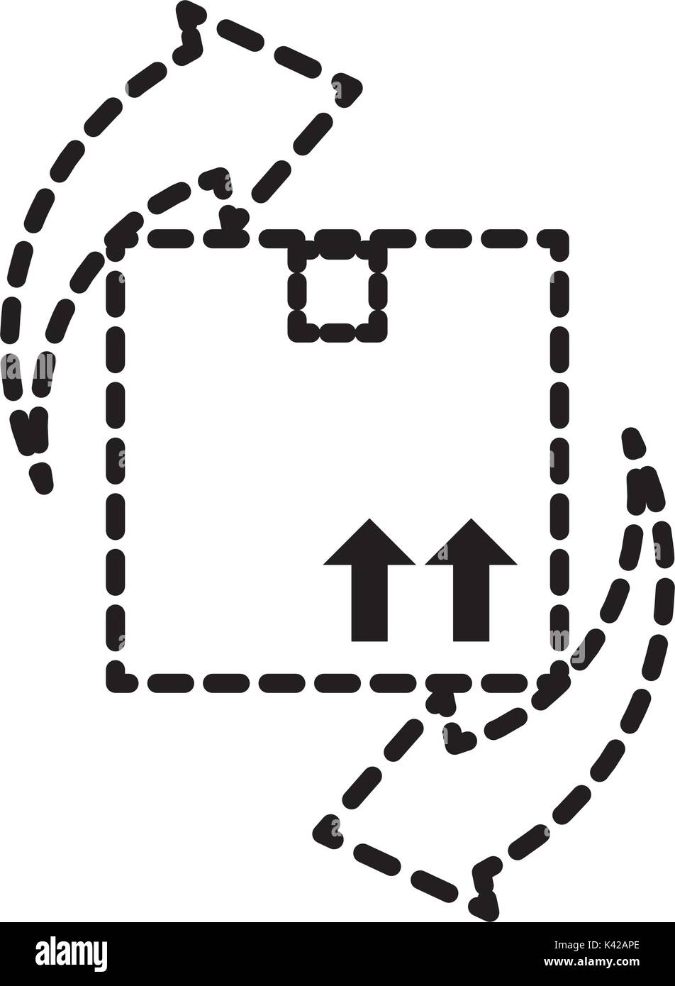 cargo box icon Stock Vector Image & Art - Alamy