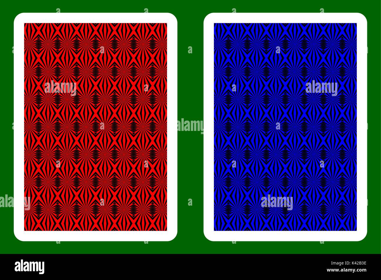 Back designs playing card hi-res stock photography and images - Alamy