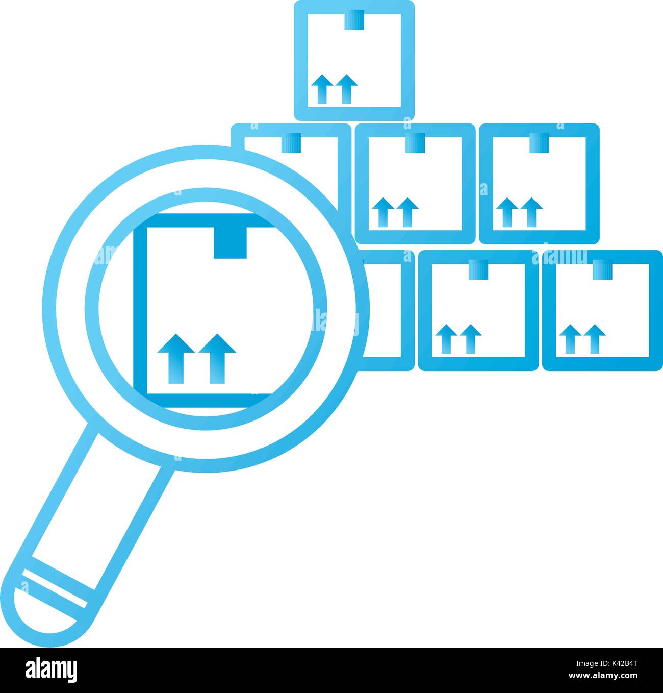 cargo boxes icon Stock Vector Image & Art - Alamy