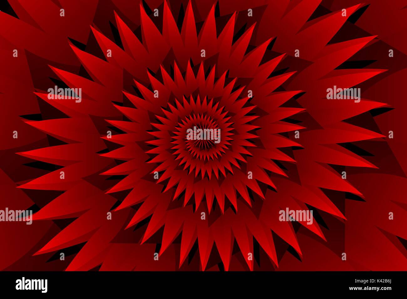 Star red abstract vector pattern, Concentric star shapes - red Stock ...