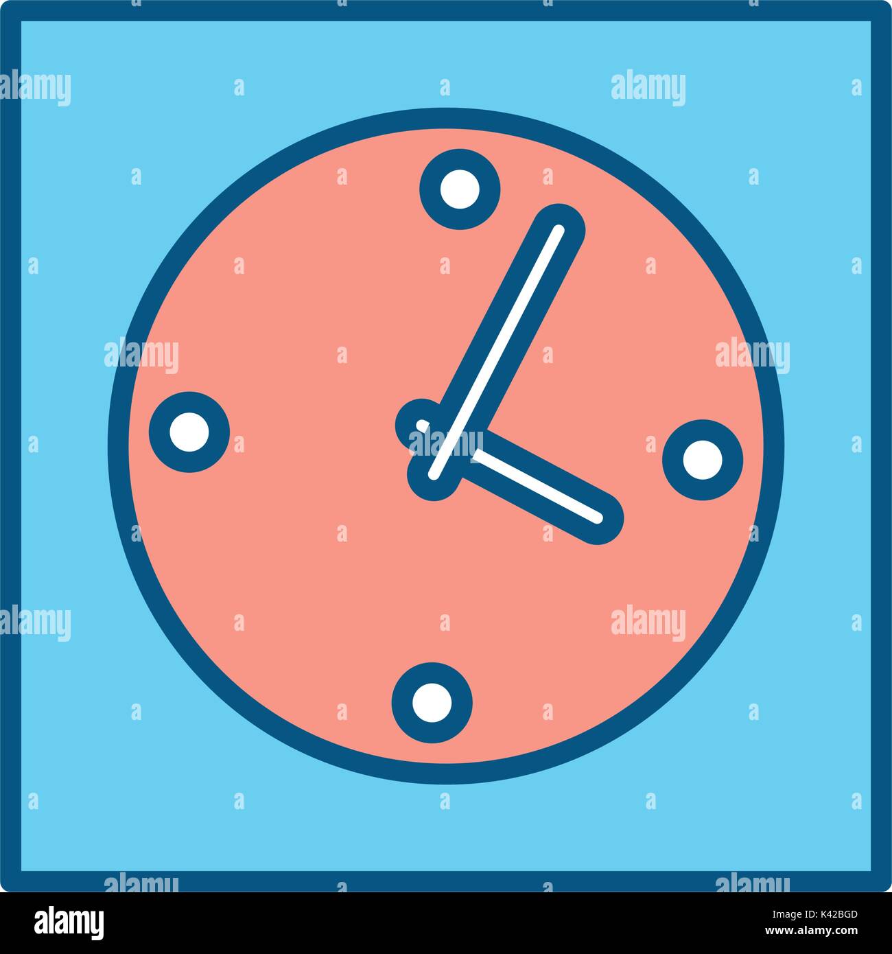 clock vector illustration Stock Vector Image & Art - Alamy
