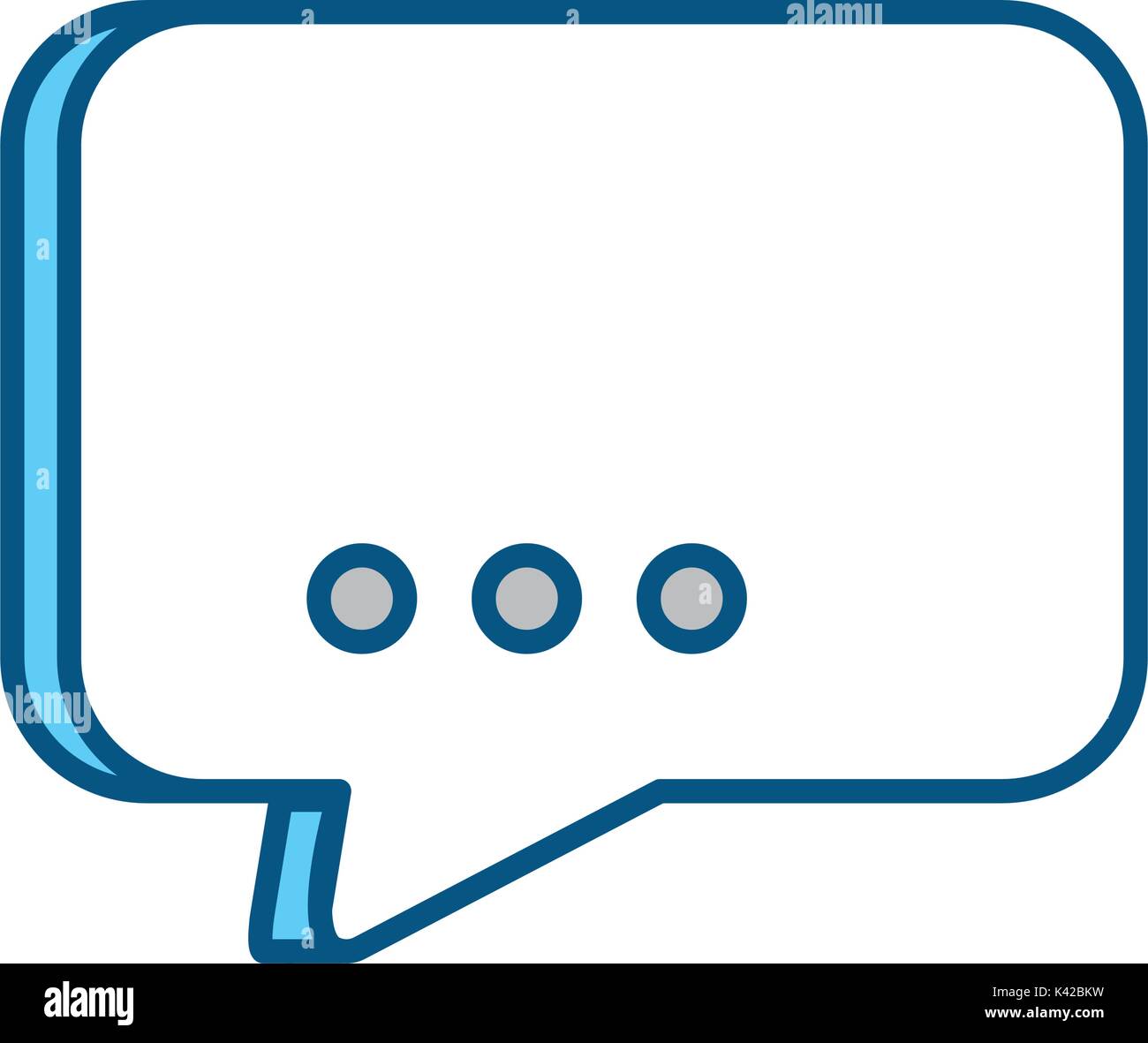 chat bubble vector illustration Stock Vector Image & Art - Alamy