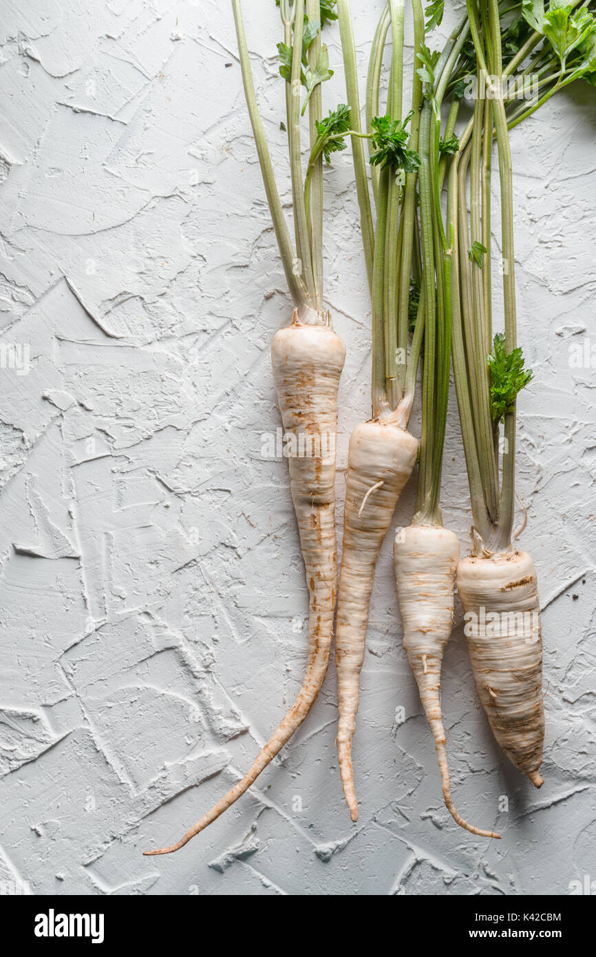 Fresh parsley with root leaf on white background vertical Stock Photo ...