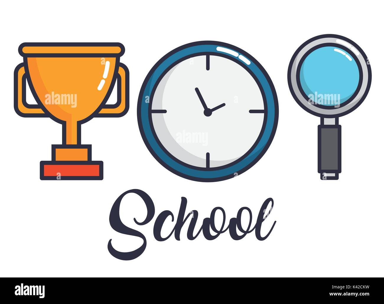 school elements design Stock Vector Image & Art - Alamy