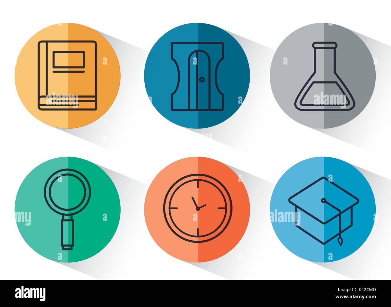 school elements design Stock Vector Image & Art - Alamy