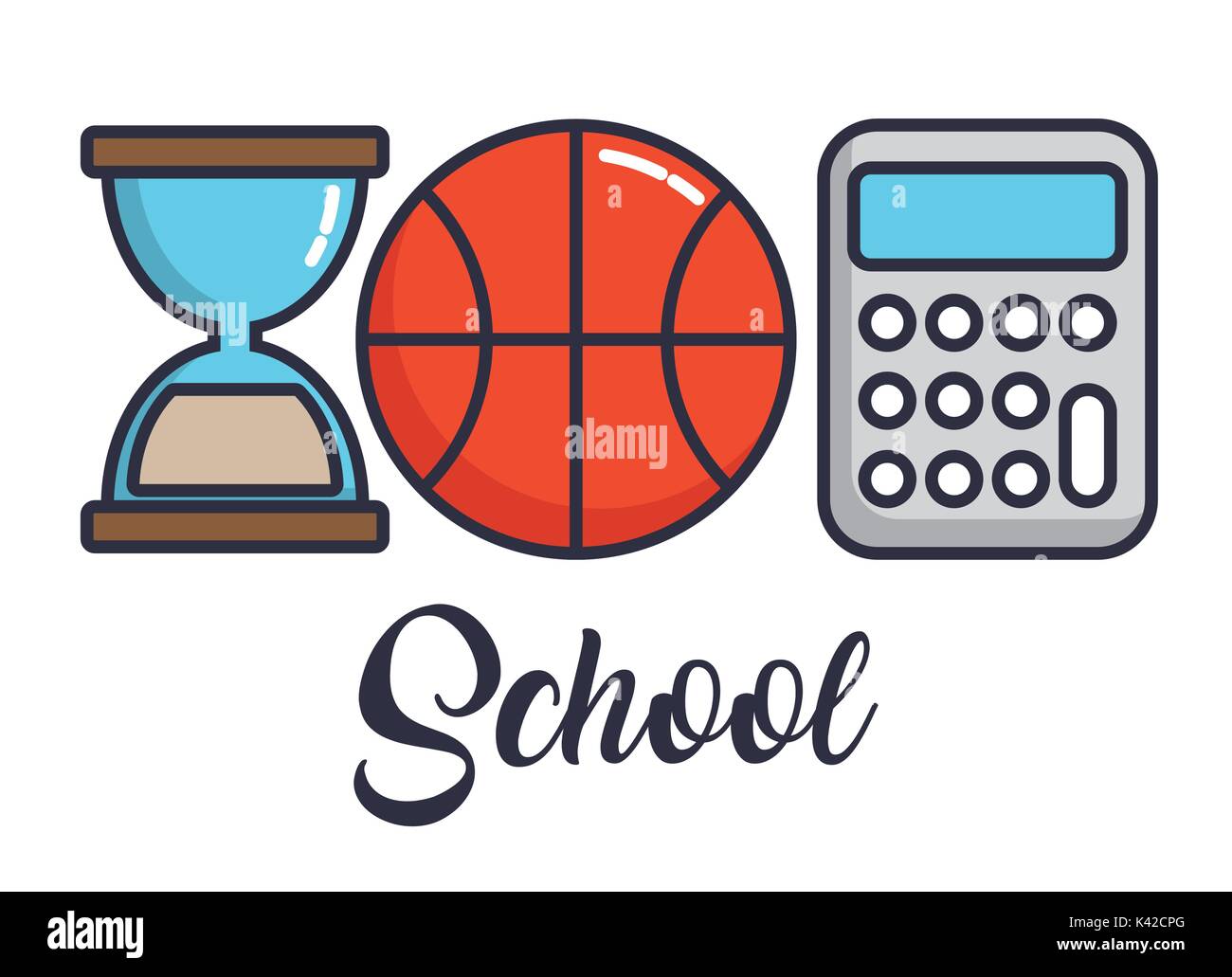 school elements design Stock Vector Image & Art - Alamy