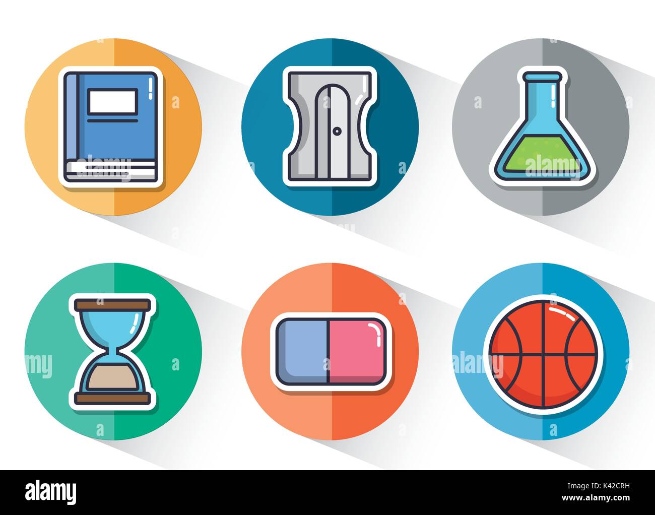 school elements design Stock Vector Image & Art - Alamy