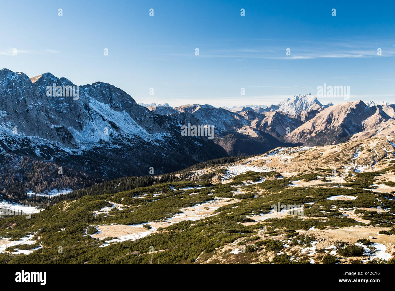 dry winter in the italian alps Stock Photo - Alamy