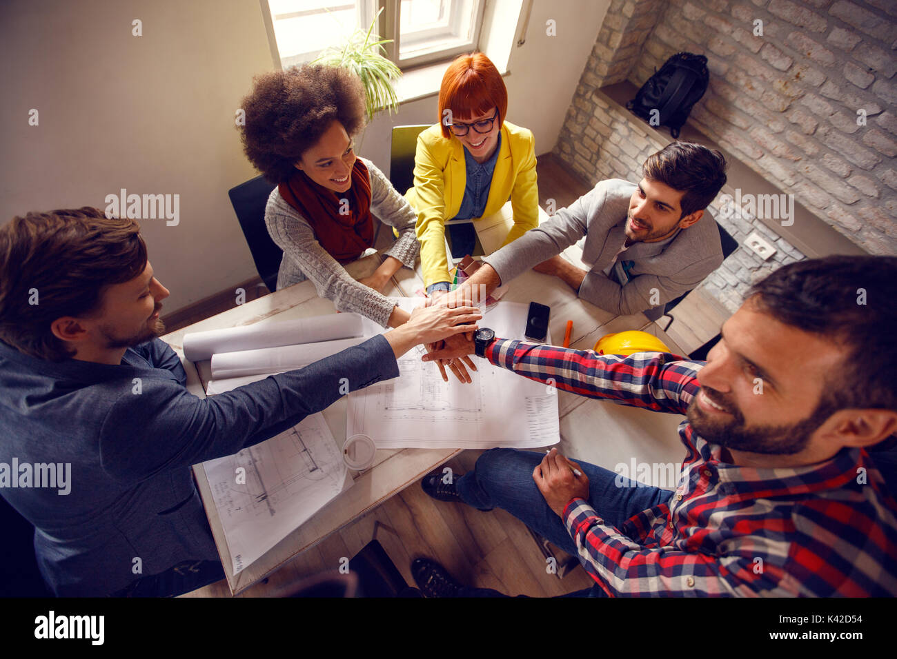 Team design architects hi-res stock photography and images - Alamy