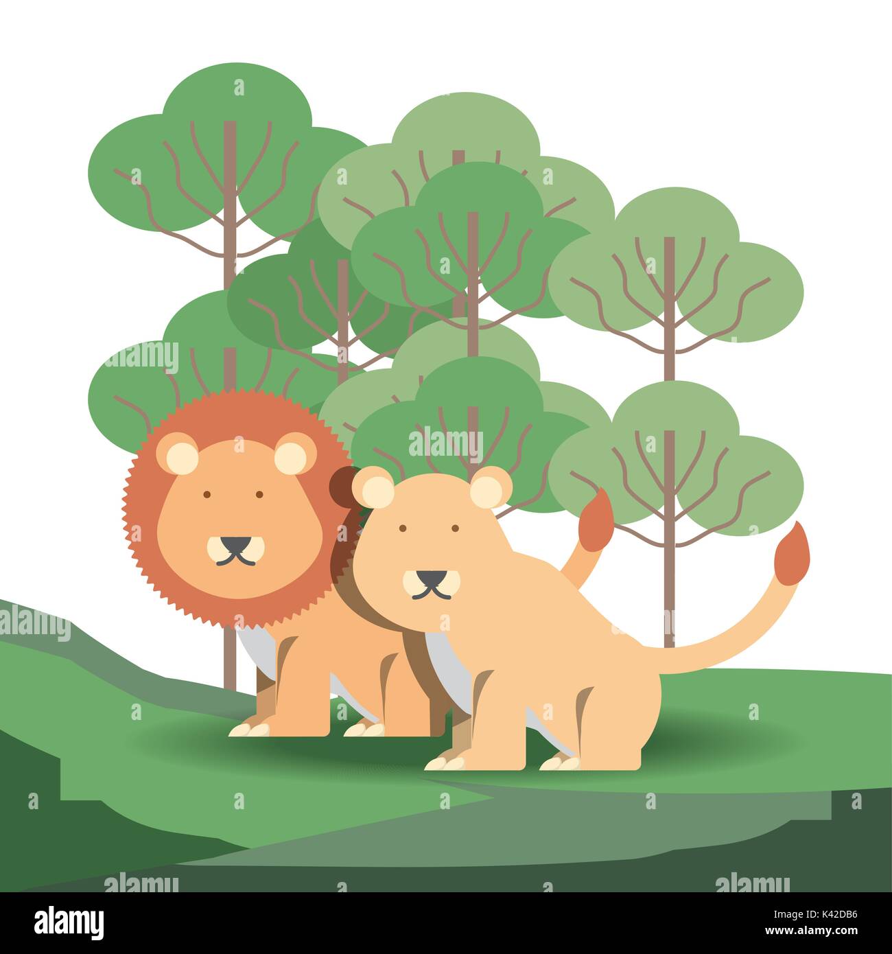 wild animals design Stock Vector Image & Art - Alamy