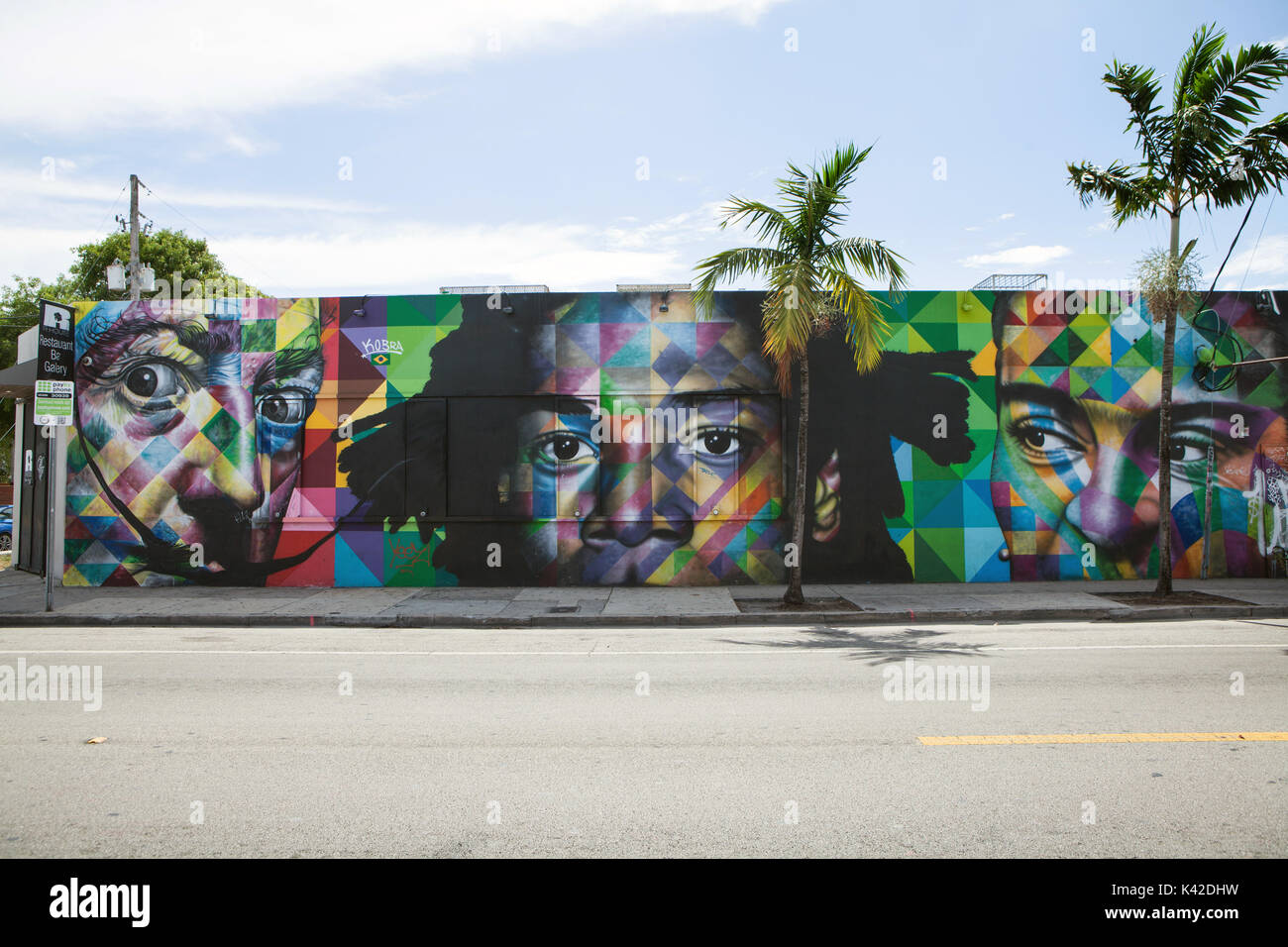 Streetart, Wynward Walls, Miami, Florida Stock Photo - Alamy