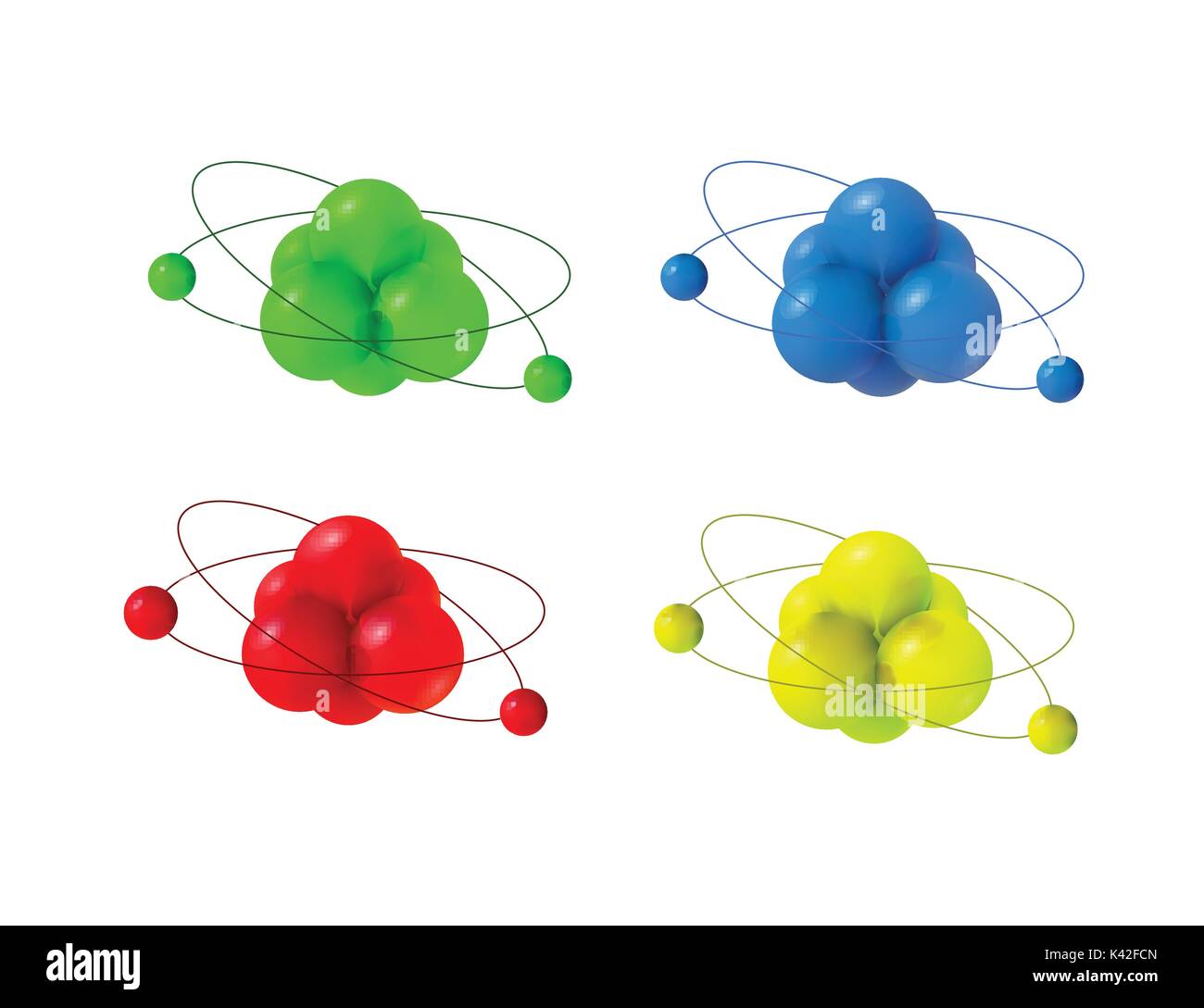 3d molecule structure Stock Vector Image & Art - Alamy