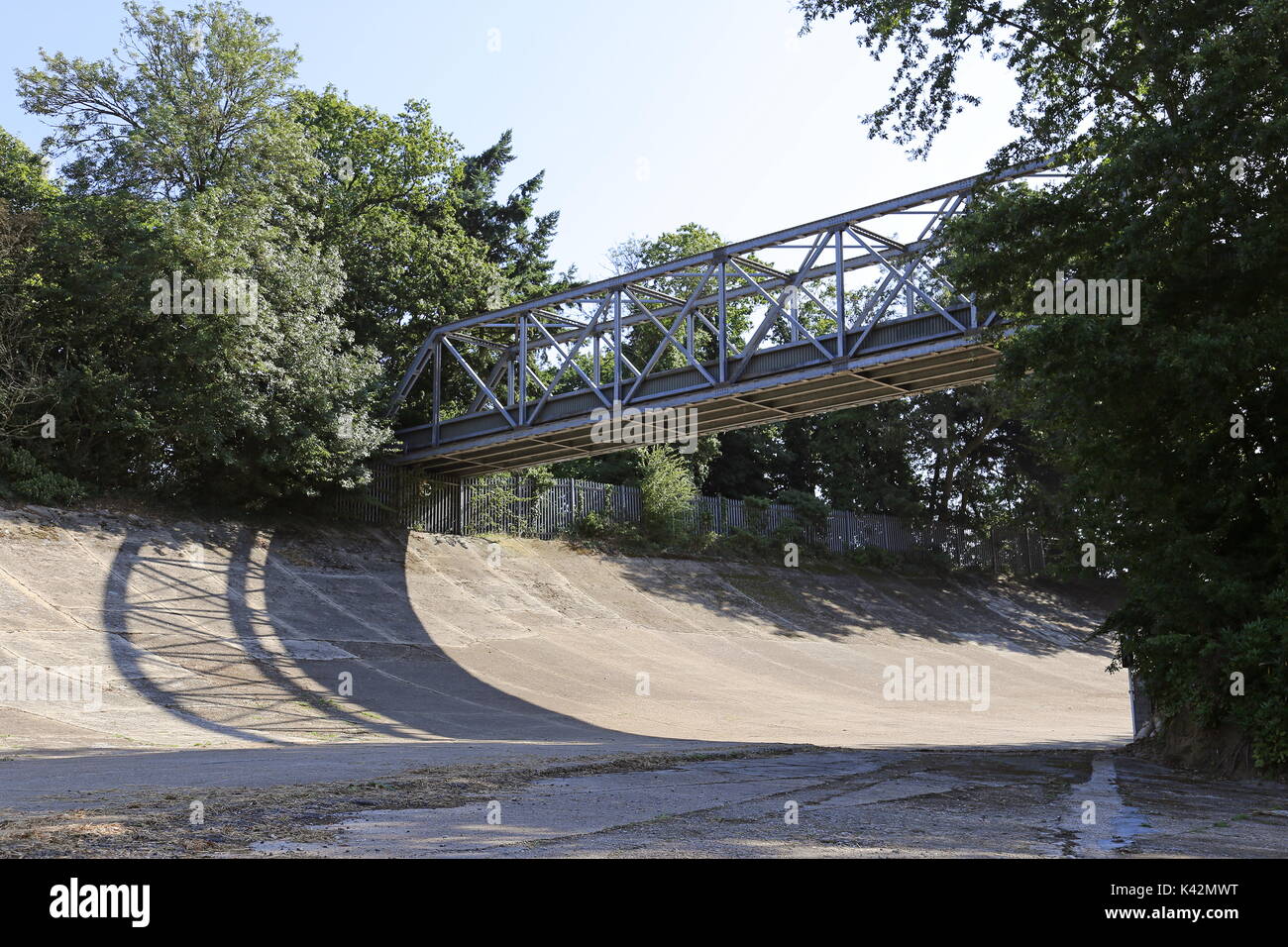 Members' Banking and Members' Bridge, Brooklands Museum, Weybridge ...