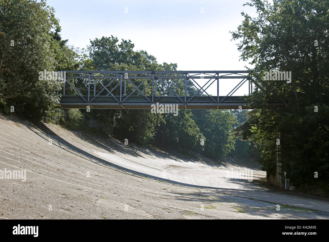 Members' Banking and Members' Bridge, Brooklands Museum, Weybridge ...
