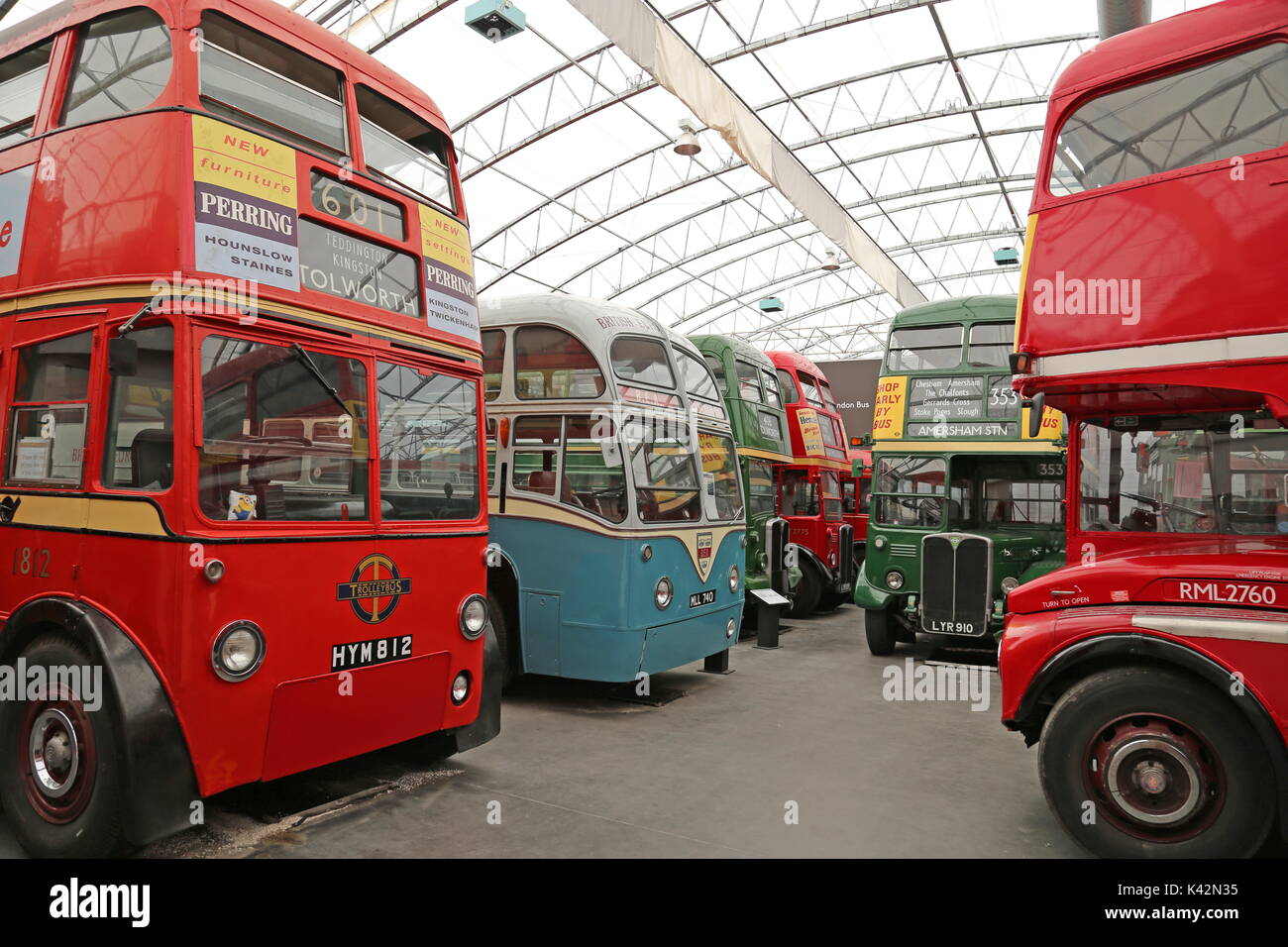 London Bus Museum, Weybridge, Surrey, England, Great Britain, United ...