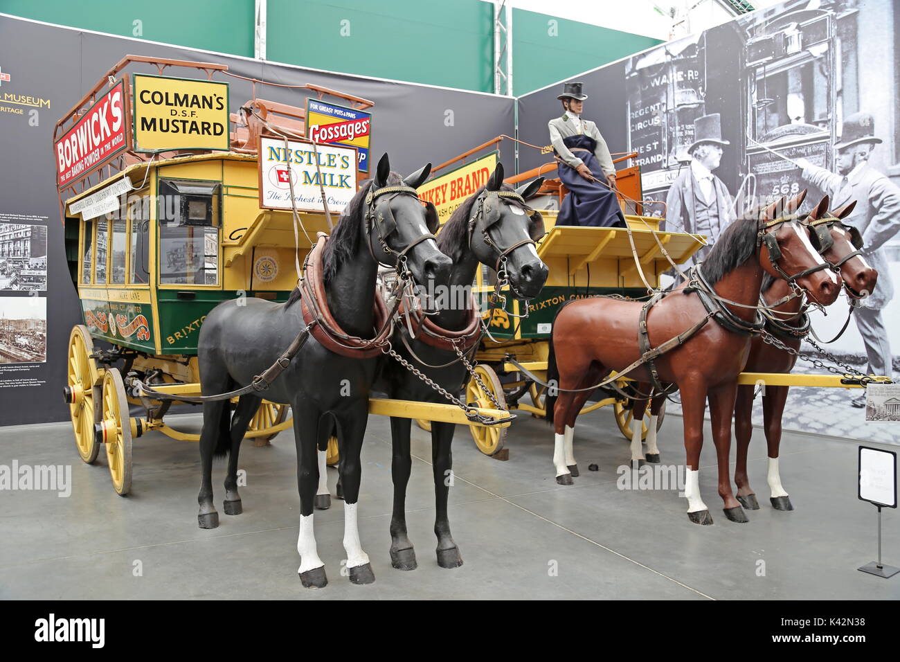 Andrews Star Omnibus Company horse buses, London Bus Museum, Weybridge ...
