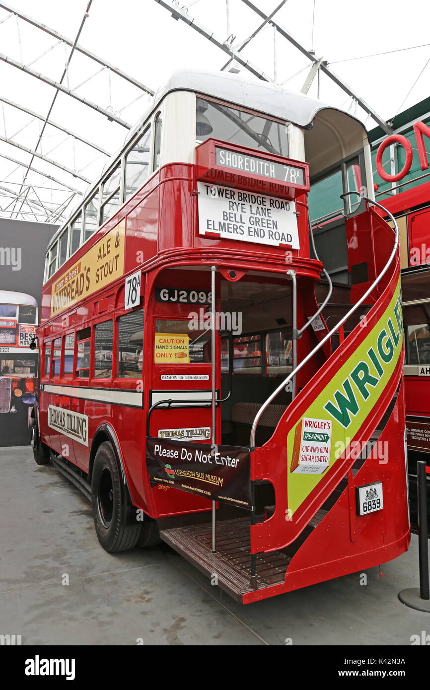 AEC Regent ST922 (1930), London Bus Museum, Weybridge, Surrey, England ...