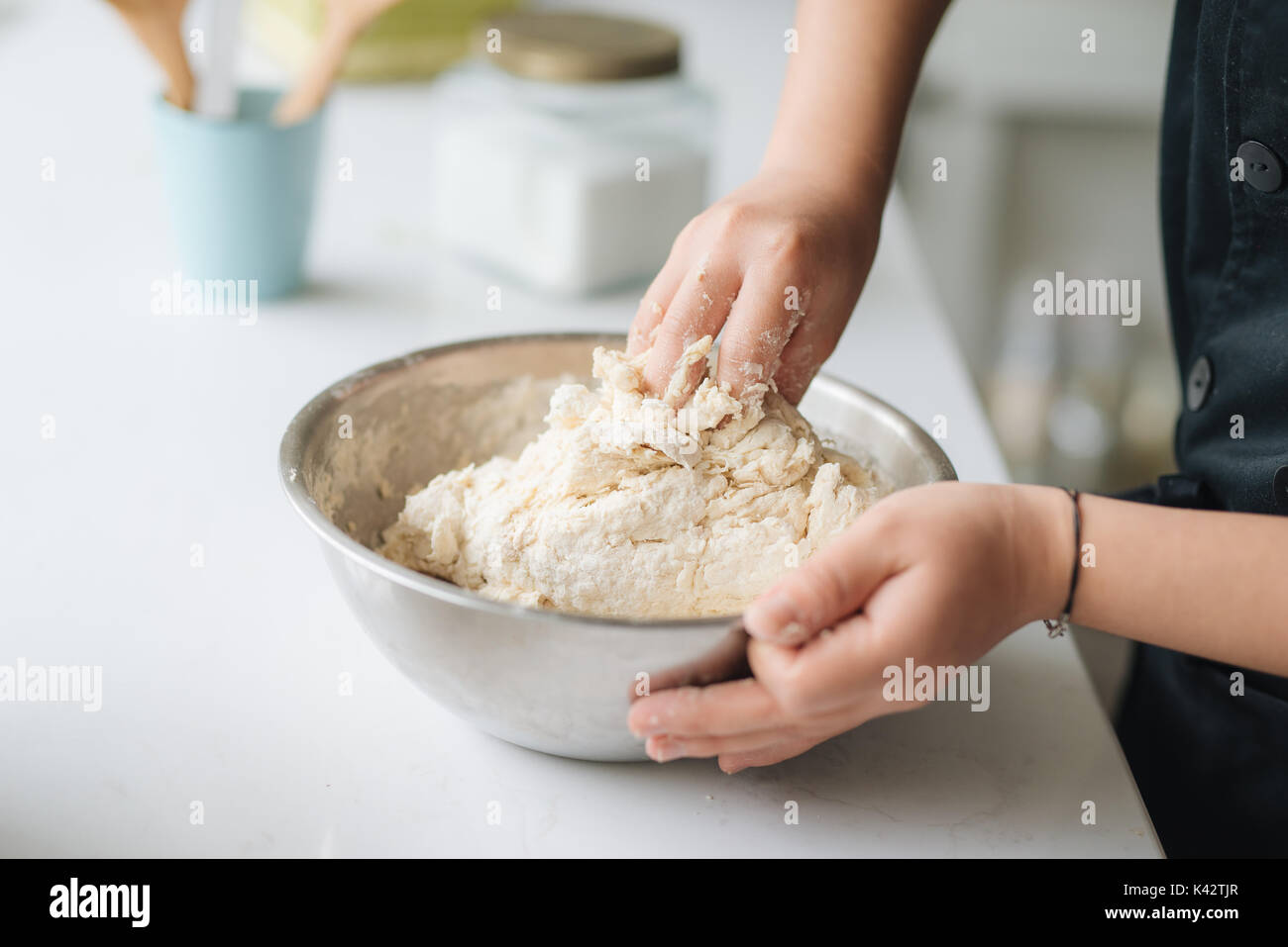 Bakery chef cooking bake in the kitchen professional Stock Photo - Alamy