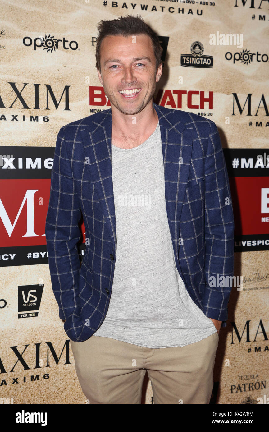 August 25, 2017. Sydney, Australia. James Kerley at the Maxim Australia ...