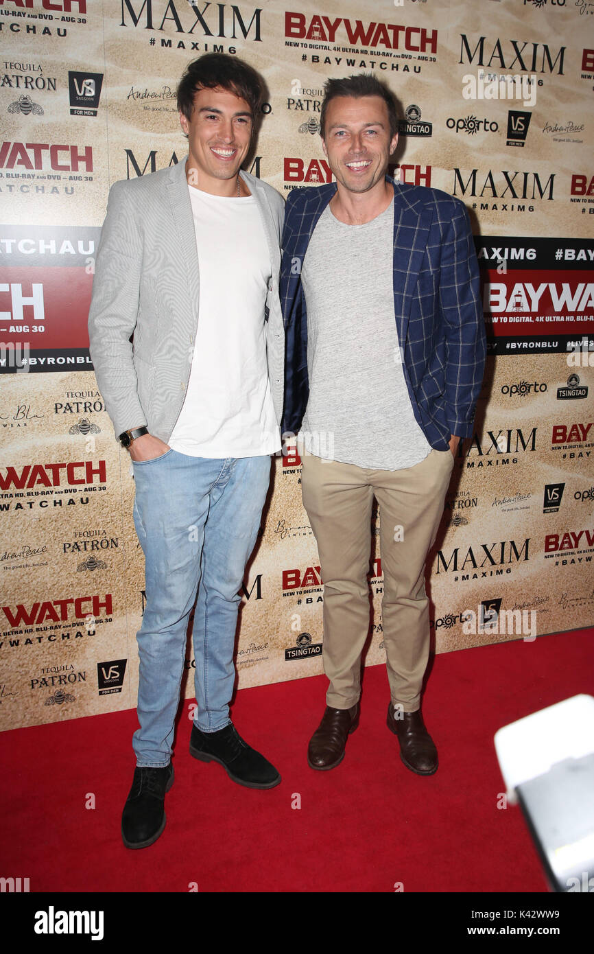 August 25, 2017. Sydney, Australia. Courtney Dober and James Kerley at ...