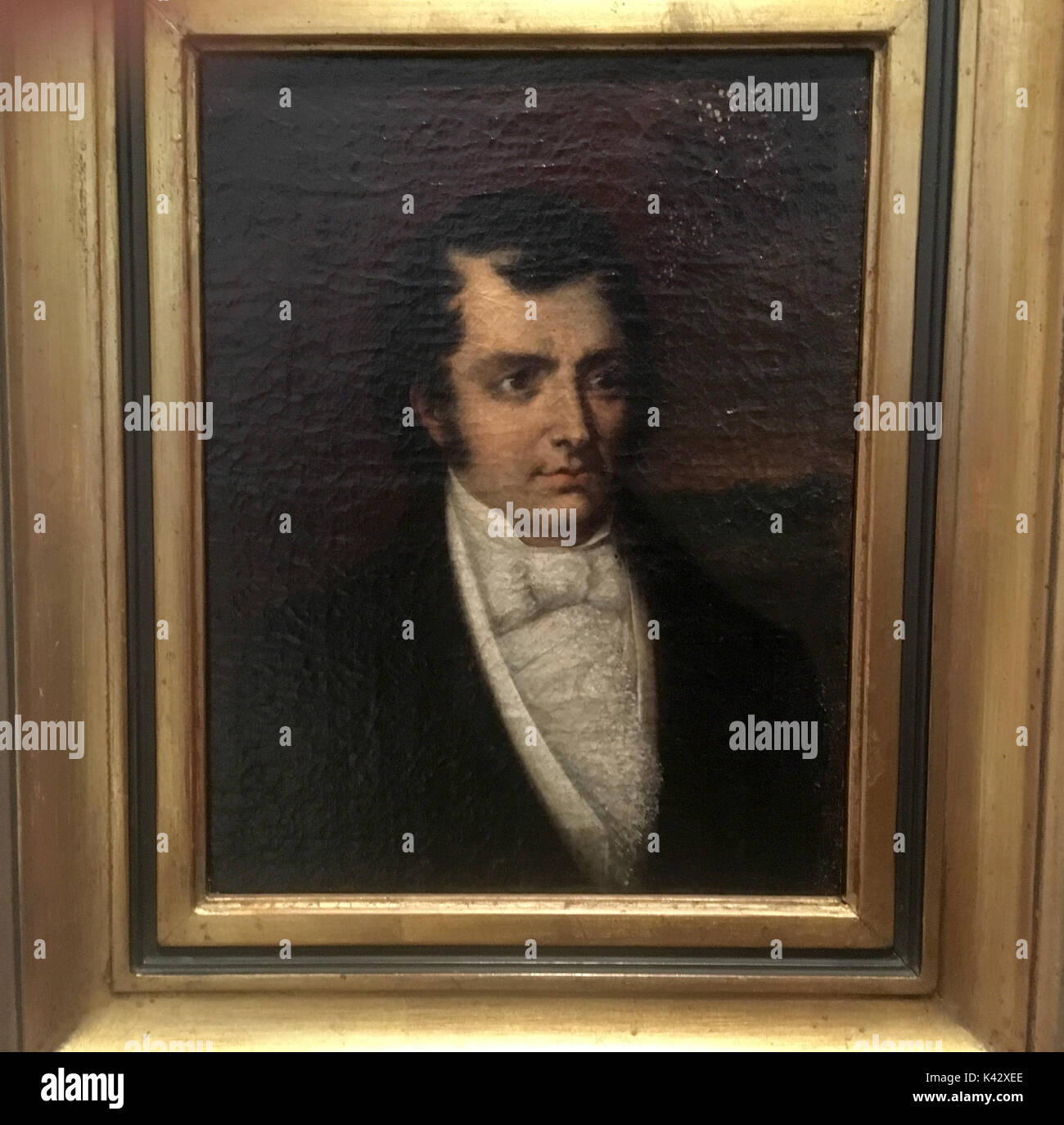 BUENOS AIRES, ARGENTINA - NOVEMBER 01, 2017: Old paint of Juan Jose ...