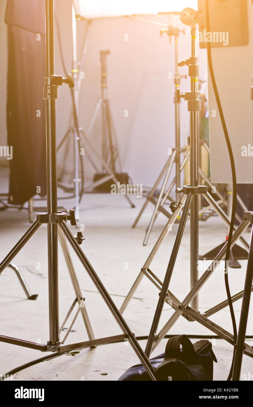 Studio lighting equipment Stock Photo - Alamy