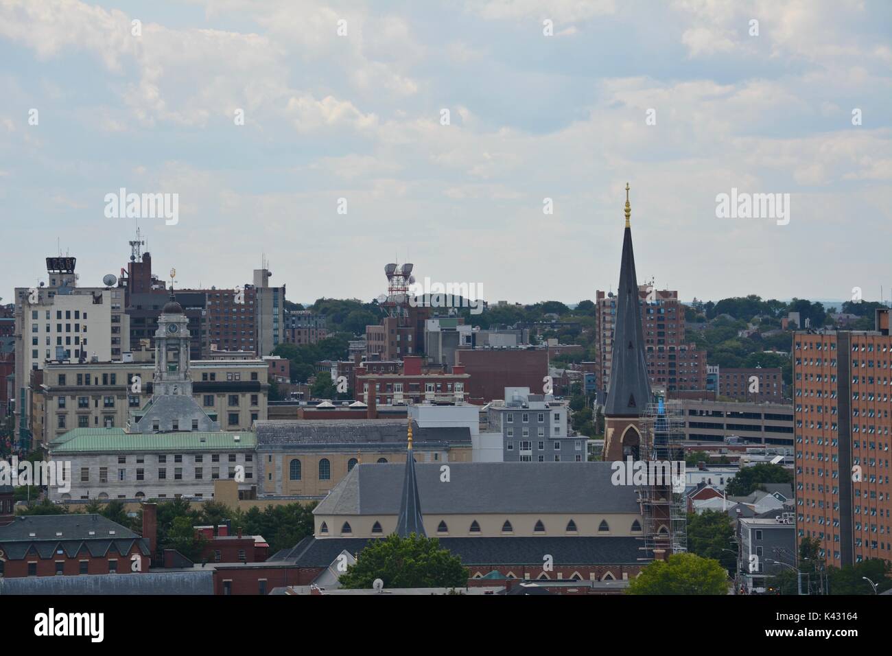 Portland maine summer downtown hi-res stock photography and images - Alamy