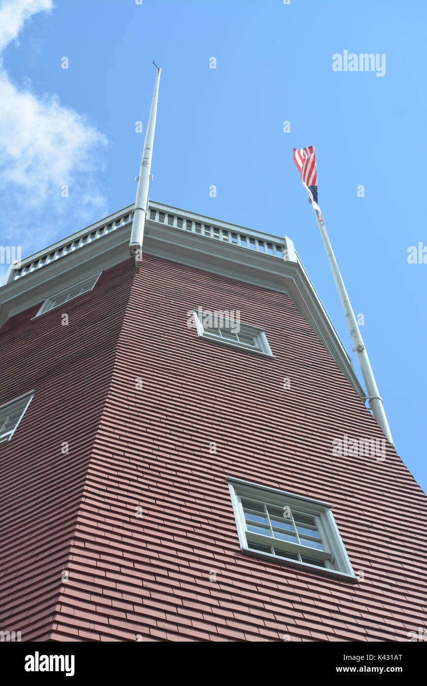 A view from the Portland Observatory in Portland, Maine Stock Photo - Alamy