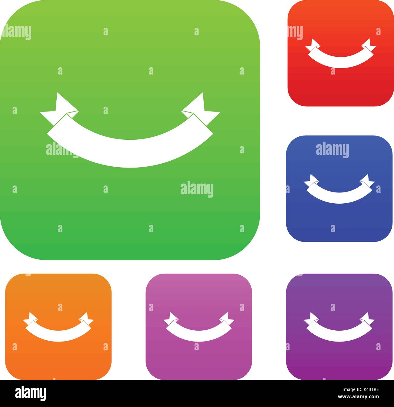 Origami banner set collection Stock Vector Image & Art - Alamy