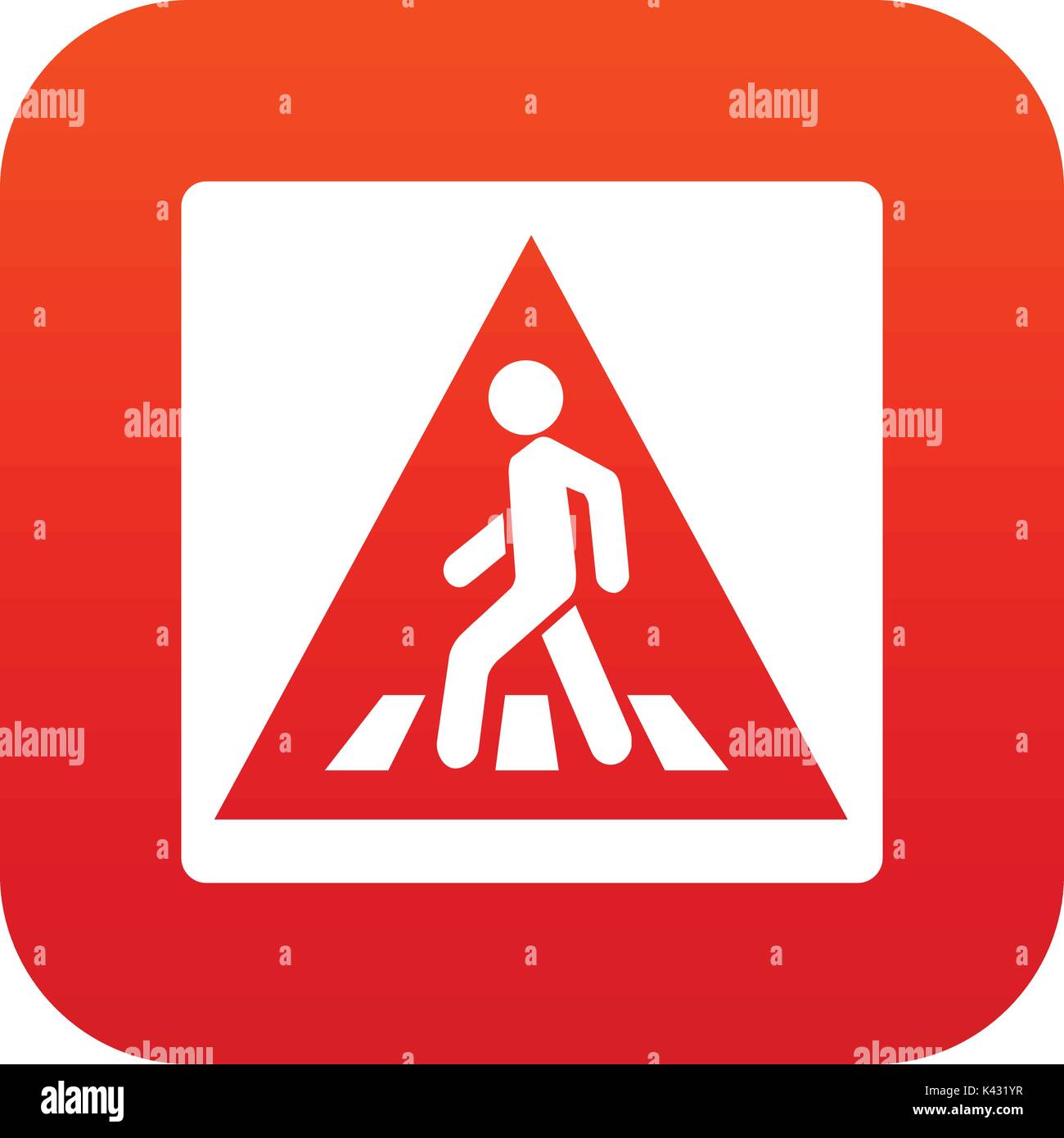 Red Walking Route Stock Vector Images - Alamy