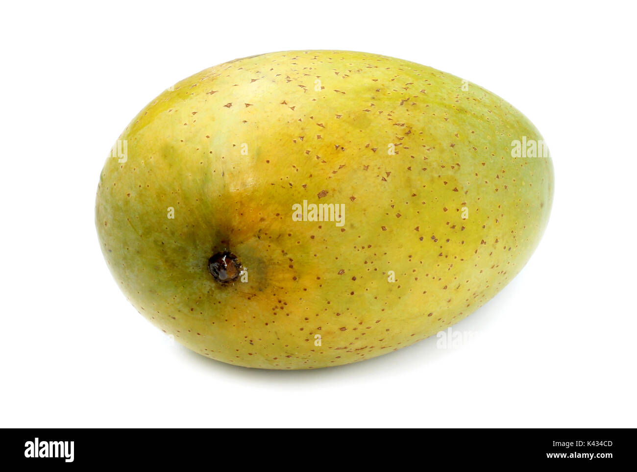 Ripe mango over white background Stock Photo - Alamy