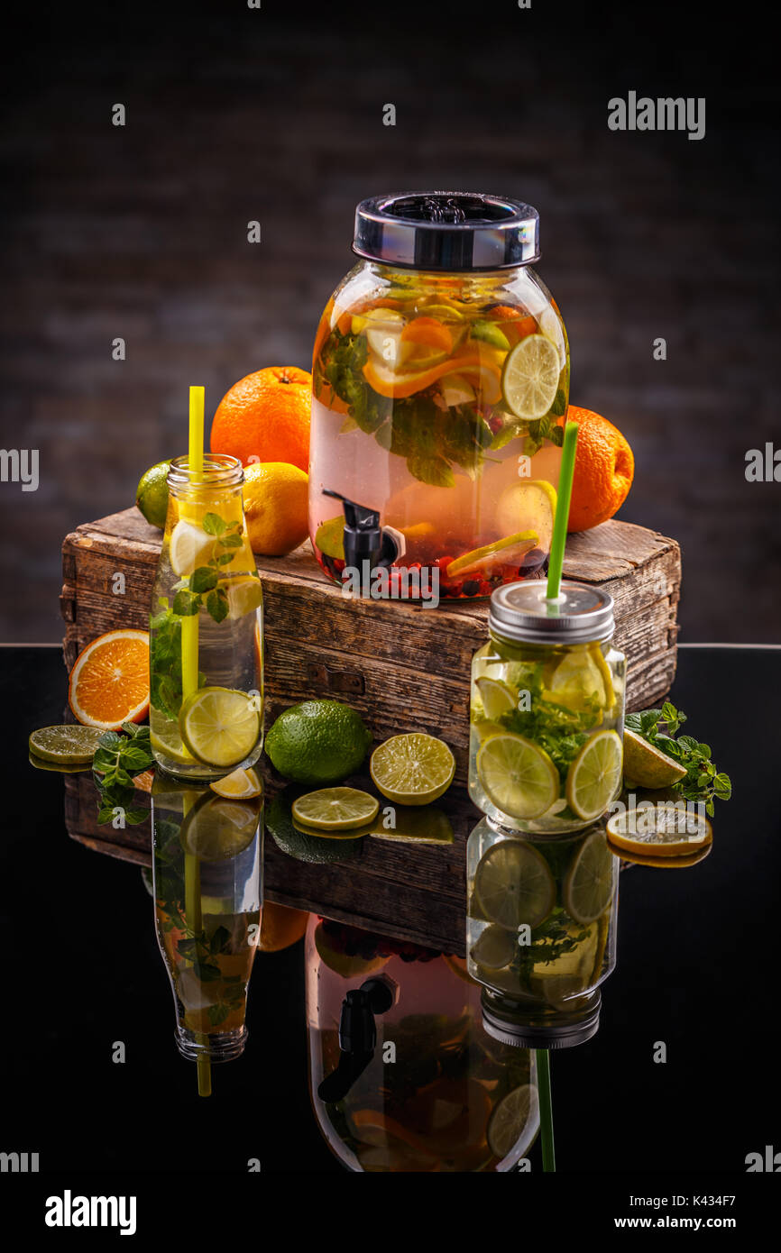 Still life of refreshing summer drink Stock Photo - Alamy