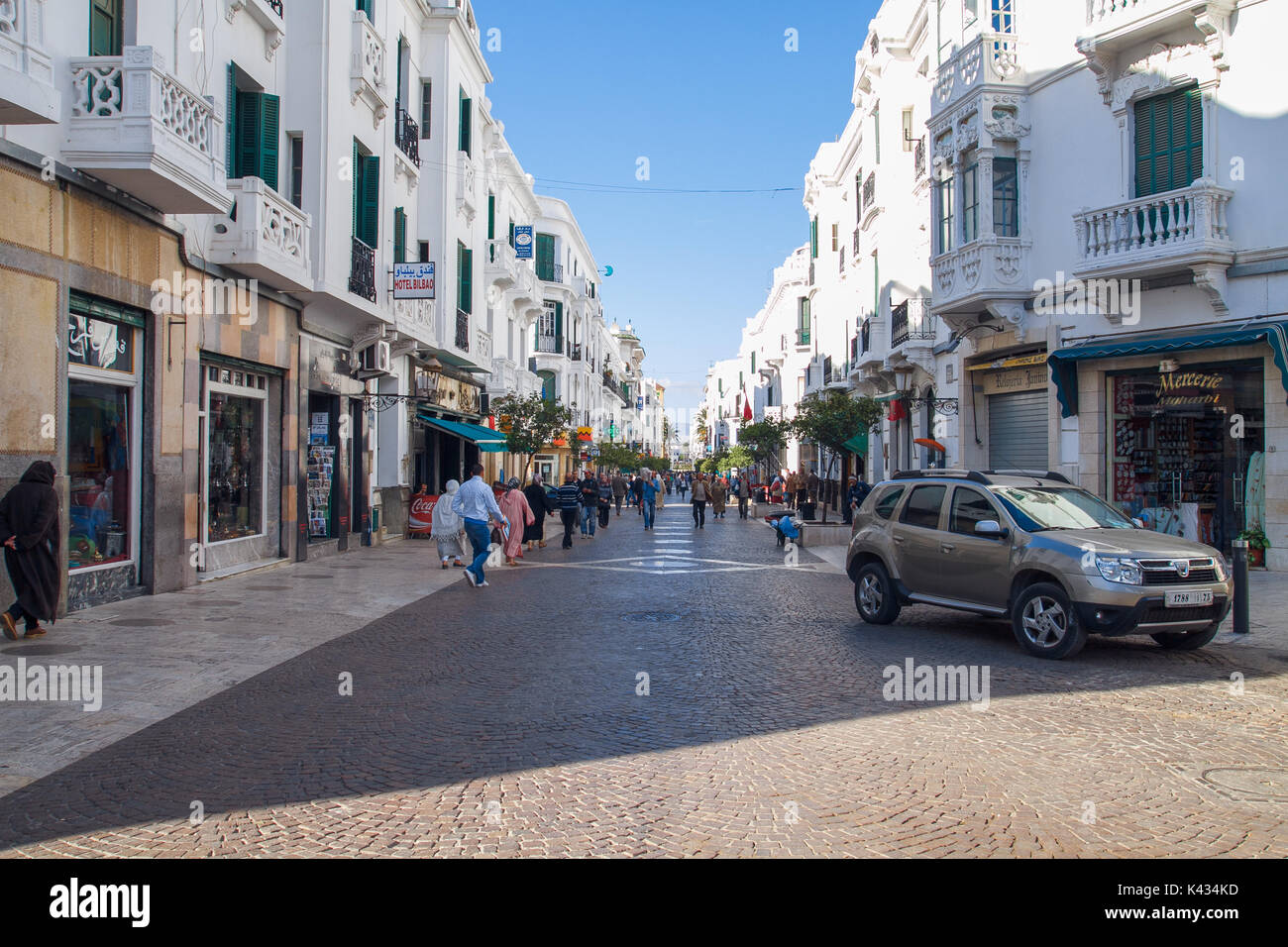 Africa, Morocco, Tanger, city, cars and urban view. 2013 Stock Photo ...