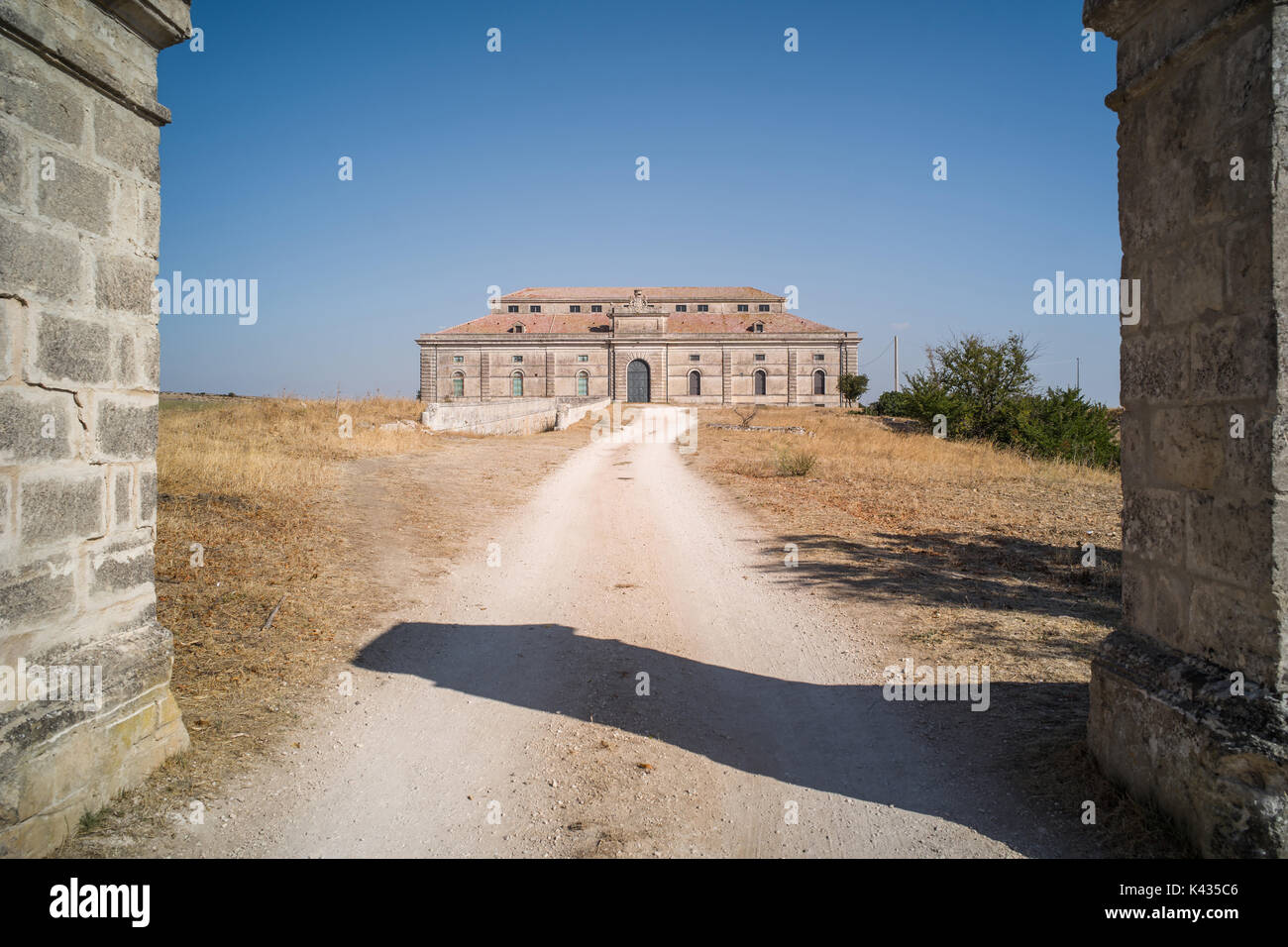 An ancient building in the countryside of Basilicata, Italy Stock Photo ...